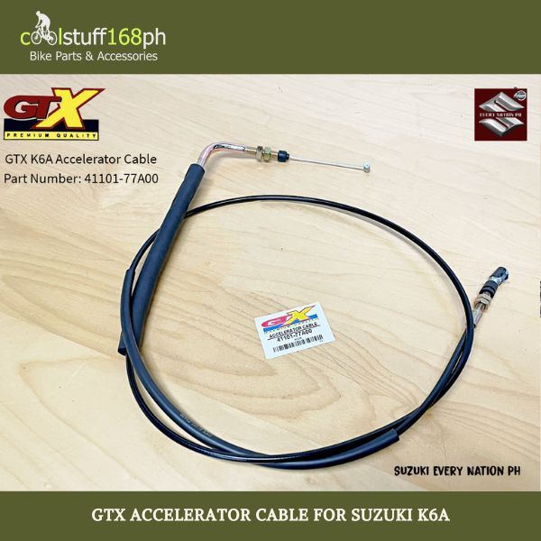 BRANDNEW GTX Accelerator Cable Curve Straight for Suzuki K6A (41101 ...