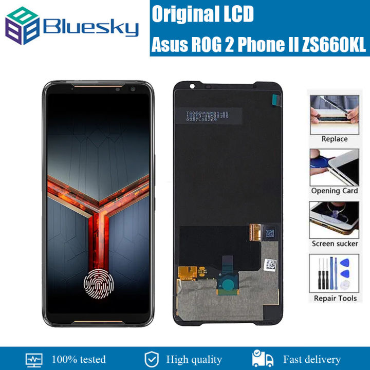 Original Amoled Screen For Asus ROG 2 Phone II ZS660KL LCD Display ...