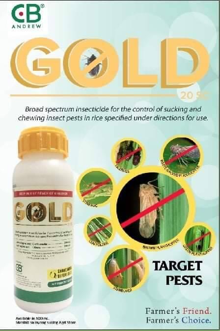 GOLD 20sc 500ml CHLOTHIANIDIN insecticide for black bugs | Lazada PH