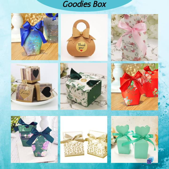 50pcs Goodies box / Doorgift box / Wedding box / Kotak gula / Gift Box ...