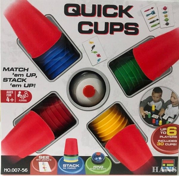 Quick Cups Family Game เกมส์เรียงถ้วยตามสี กล่องใหญ่ กิจกรรมสนุกสำหรับ ...
