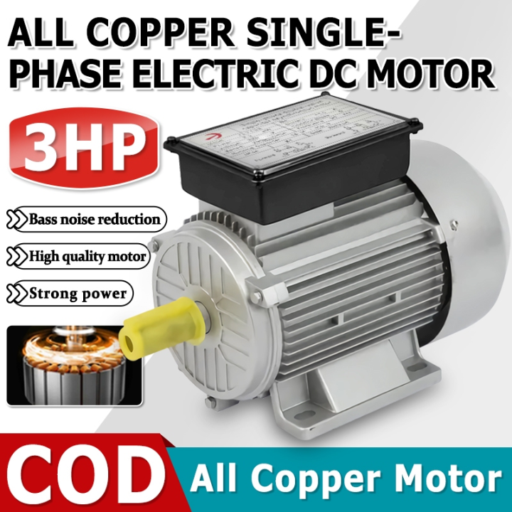 Electric Induction Motor 3HP/220V Single Phase Motor Grinder Motor All ...