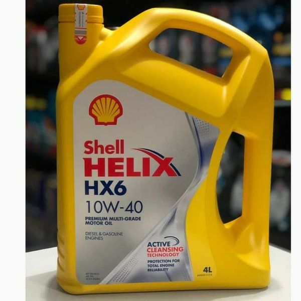 OLI SHELL HELIX HX6 Sae 10W/40 4L [DIJAMIN ORIGINAL] | Lazada Indonesia