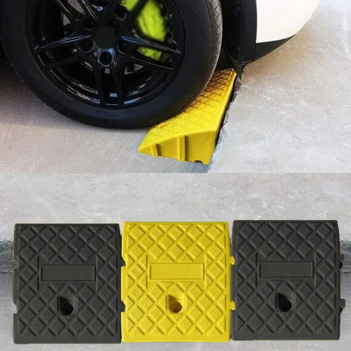 Car Curb Ramp Heavy Duty PVC Portable Lightweight Threshold Ramp For Driveway Loading Dock ...