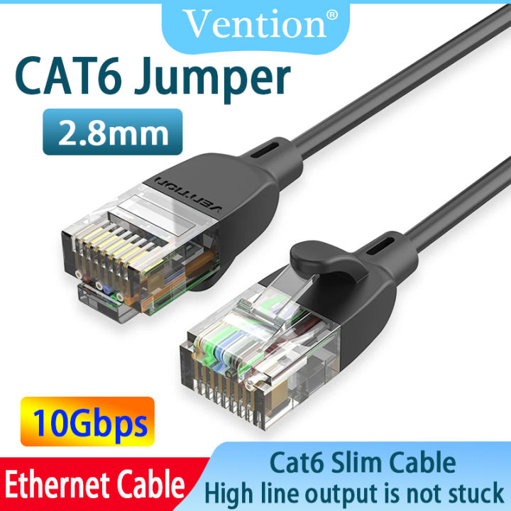 Vention Ethernet Cable Cat 6A 10Gbps UTP RJ45 connector Slim Patch Cable Cat6 A Lan Patch Cord ...