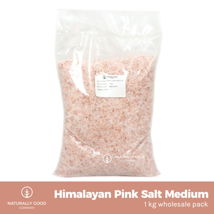 Himalayan Pink Salt Medium Grain (1 kg wholesale pack) | Lazada PH