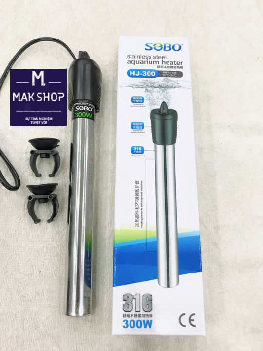 Cây Sưởi, Máy Sưởi Nhiệt Inox Sobo HJ 300W Cao Cấp Cho Hồ Cá Cảnh, Sản Phẩm Cần Thiết Trong Việc ...