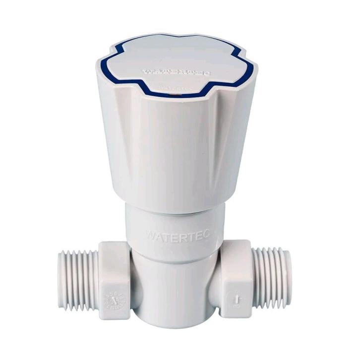 Watertec Stop Valve UPVC Threaded MM Stopcock 15mm | Lazada