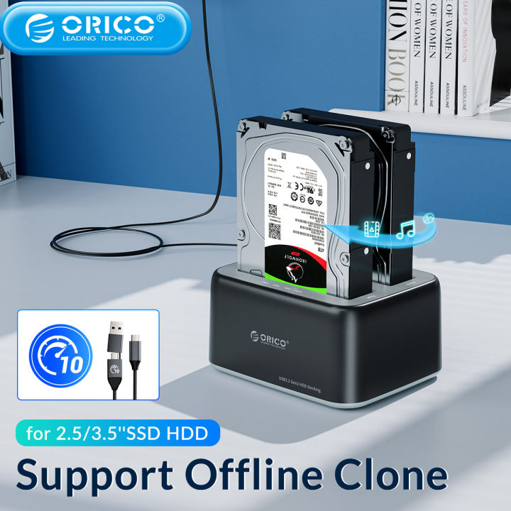 ORICO OFFline Clone SATA to Type-C Hard Disk Docking Station 3.5/2 ...