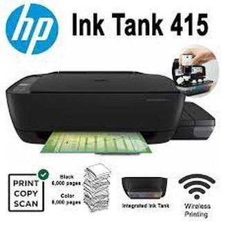 Hp Original Ink Tank Wireless 415 Printer With Original refill ink 4 ...