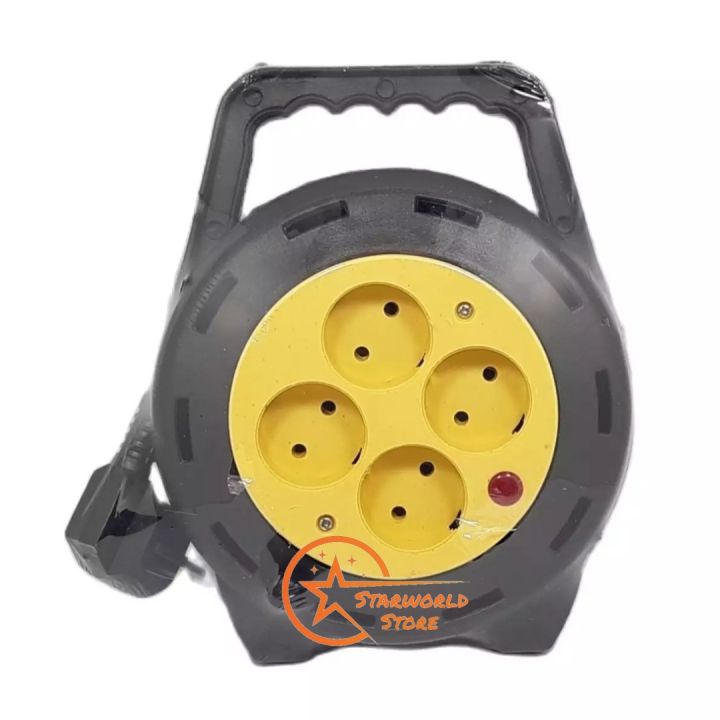 SPARTA Kabel Roll Listrik / Box Kabel 4 Lubang Panjang Kabel 5 Meter ...