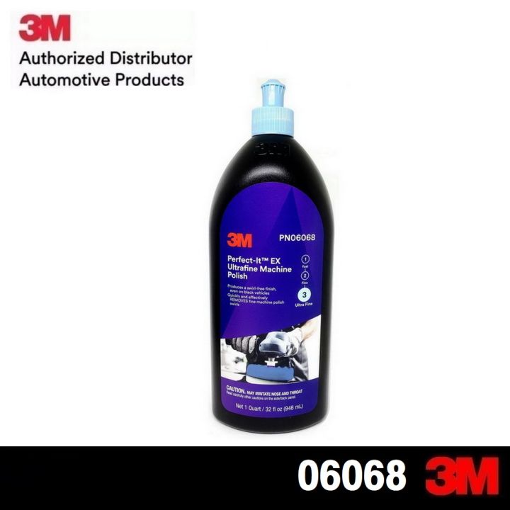 3M น้ำยาขัดเงาสีฟ้า 946 มล. PN 6068 Perfect-It EX Ultrafine Machine Polish | Lazada.co.th