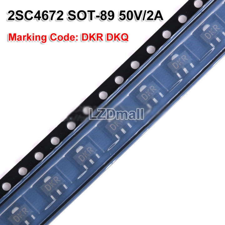 10Pcs 2Sc4672 Sot-89 C4672 Sot-89 Smd Npn 50V/2A Transistor Marking ...
