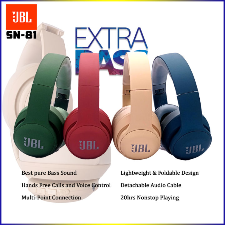 jbl sn-81 headphone wireless Bluetooth headphones | Lazada PH
