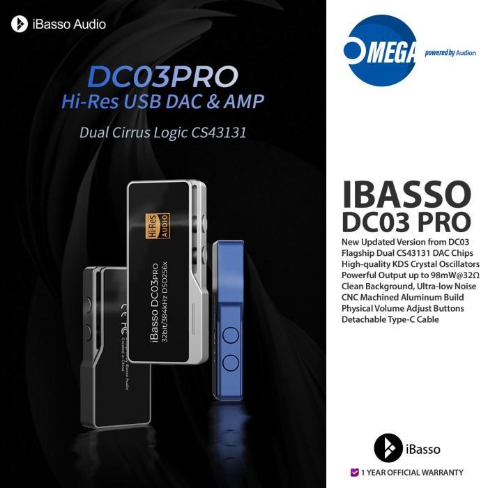 IBASSO DC03 PRO DUAL CS43131 USB TYPE-C 3.5MM PORTABLE DONGLE DAC/AMP - ELEKTRONIKK SHP | Lazada ...