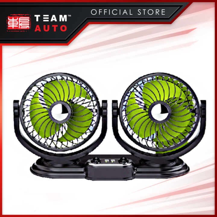 Team Auto TAP14074 USB car electric fan Extra large deluxe rechargeable ...