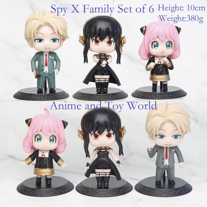 Spy X Family Anya Forger Loid Forger Yor Forge Set of 6 Anime Qposket ...