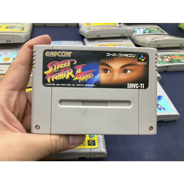 ตลับแท้ [SFC] [0223] Street Fighter 2 Turbo (Japan) (SHVC-TI) | Lazada ...