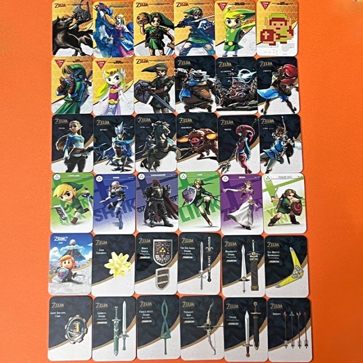 38Pcs The Legend of Zelda Tears of the Kingdom Switch Amiibo NFC ...