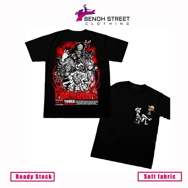 one piece Anime shirt Cartoon Fashion street culture T-shirt Design ...