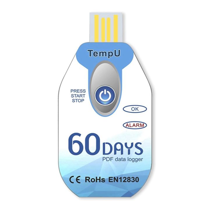 Temperature Data Logger USB Disposable PDF Temp Recorder Thermometer ...
