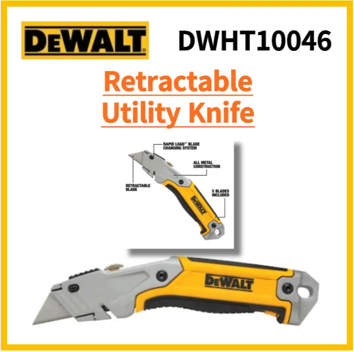 DeWalt DWHT10046 Retractable Utility Knife Scoring Drywall | Lazada