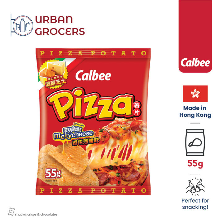 Calbee Spicy Pizza Potato Chips 55g HK | Lazada PH