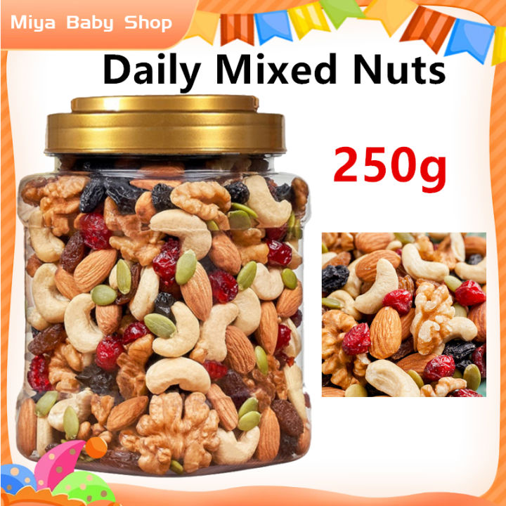 Mixed nuts and dried fruit 250g-500g7 in 1 bulk dried fruit snack diet ...
