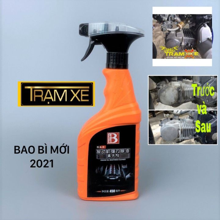 Dung Dịch Tẩy Rửa Nhôm Vệ Sinh Lốc Máy Đầu Bò Dầu Mỡ Bẩn Botny 450ml ...