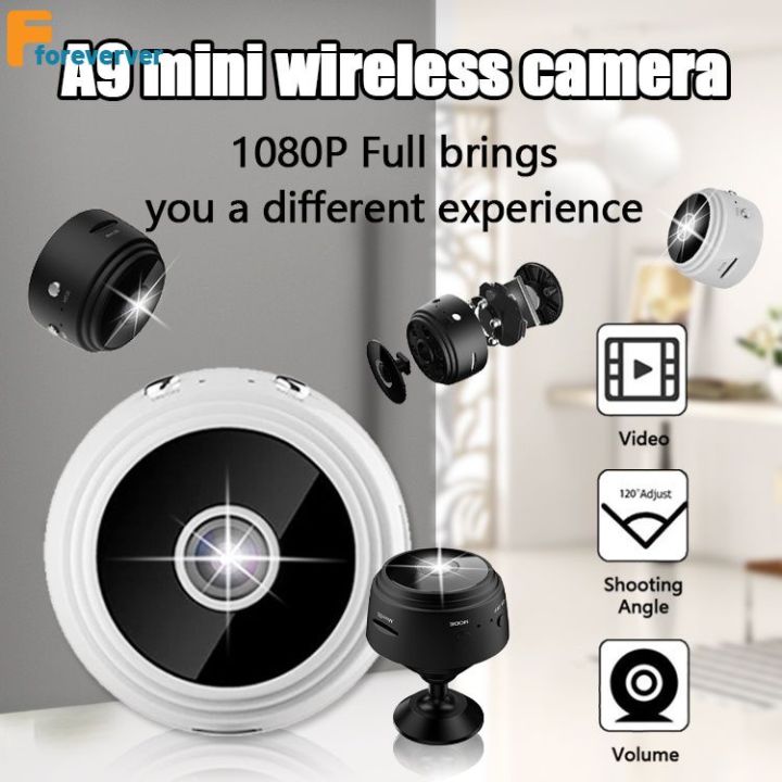 A9 Wireless Mini Camera Wifi+1080P CCTV Infrared Camera Smart Security ...