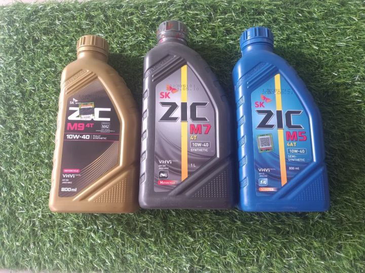 ZIC M5/M7/M9 10W-40 800ML / 1L ENGINE OIL. | Lazada PH