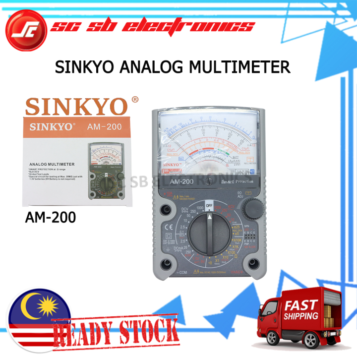 ANALOG MULTIMETER SINKYO AM-200 | Lazada