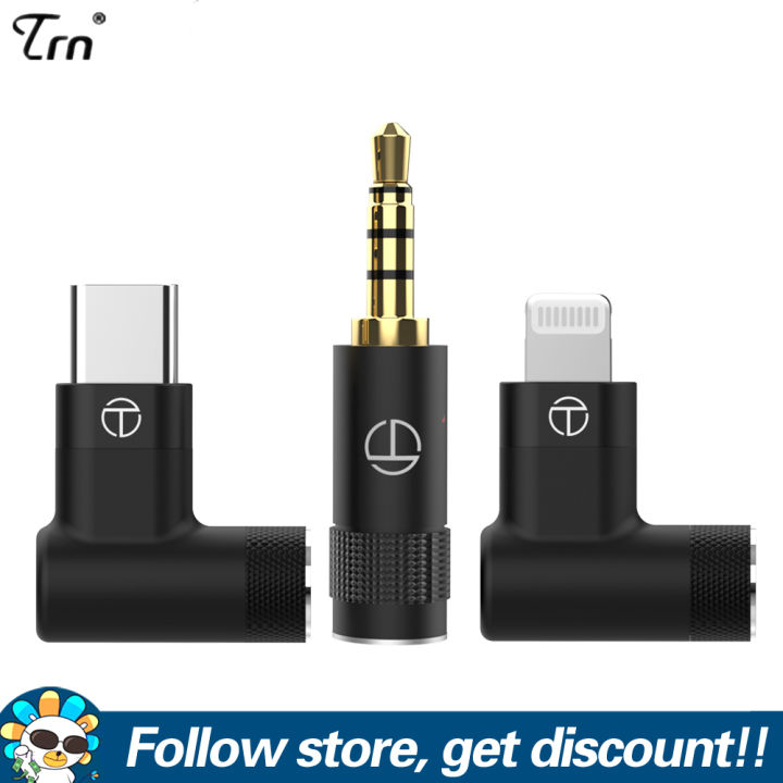 TRN Headphone Plug 3.5mm/2.5mm/4.4mm/Type-c/Lightning Audio Connector ...