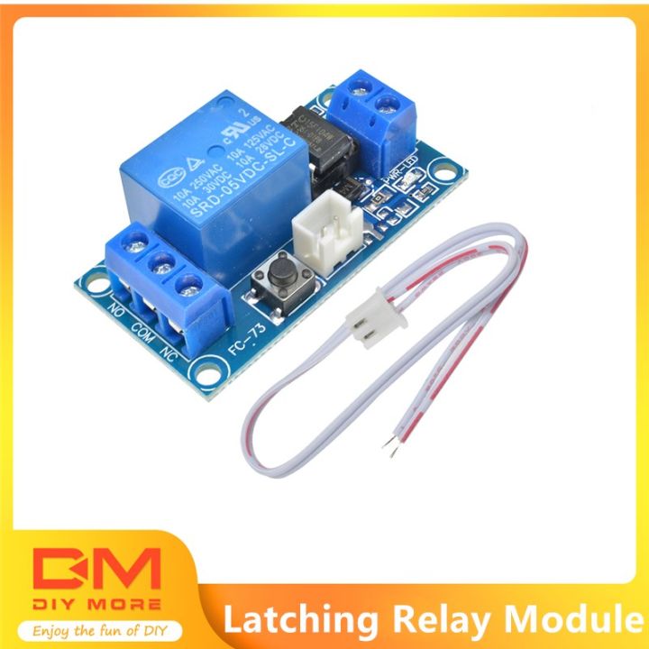 SeasboatDC 5V/12V/24V 1 Channel Latching Relay Module With Touch Bistable Switch MCU | Lazada