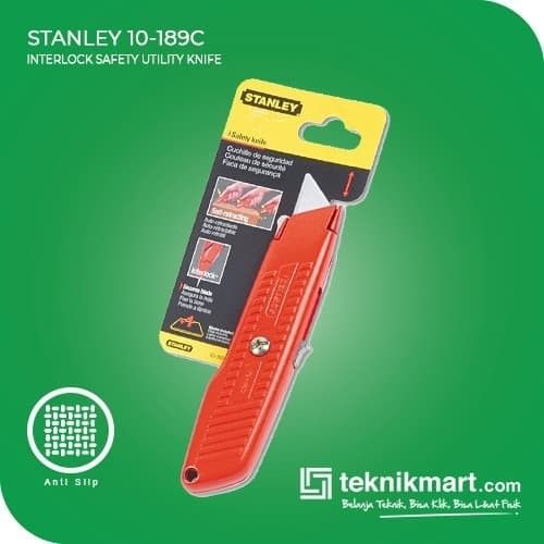 Stanley Interlock Safety Utility Knife / Pisau Cutter 6" 10-189C ...