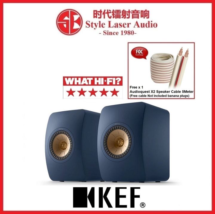 KEF LS50 Meta Bookshelf Speaker Royal Blue Special Edition | Lazada