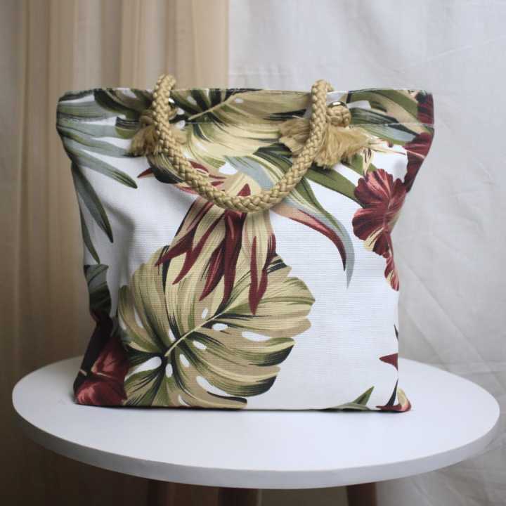 Jual Tas Jinjing Tali Sumbu Kain Kanvad Tas Mukena Tas Wanita Motif ...