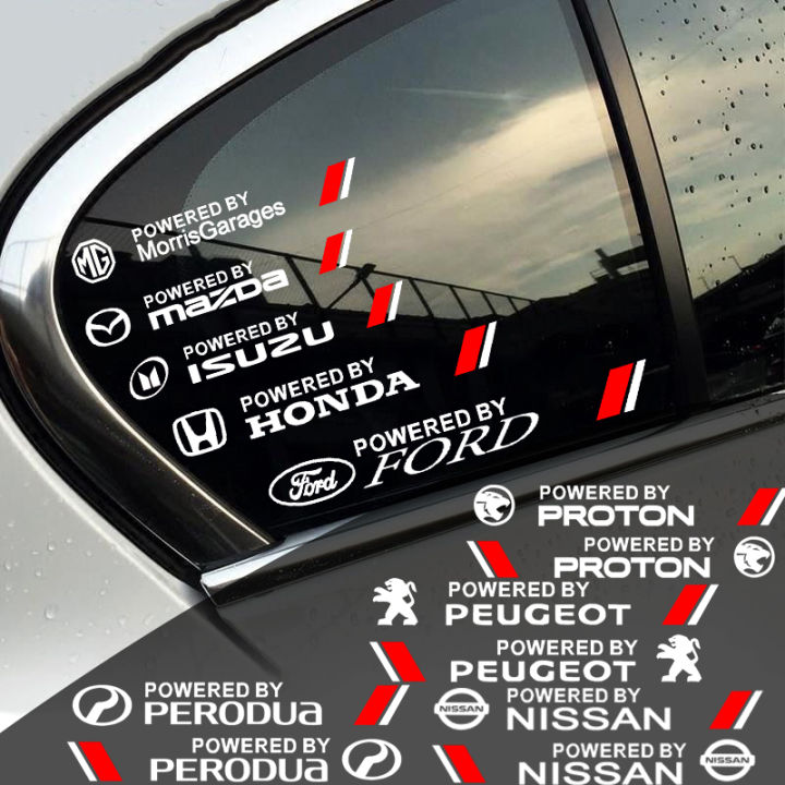 2Pieces Automotive Stickers Car triangular Side Window Glass Personal ...