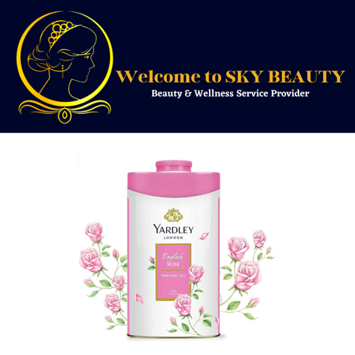 Yardley London Perfumed Talc English Rose Talcum Powder 250g x Expiry ...