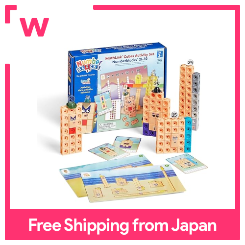 Numberblocks MathLink Cubes Numberblocks 21-30 Cubes 255-piece activity ...