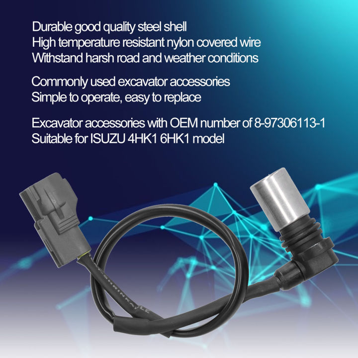 8-97306113-1 Professional Reliable Excavator Transducer Crankshaft ...