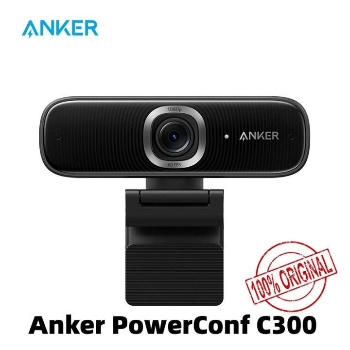 Anker PowerConf C300 Smart Full HD Webcam, Framing & Autofocus, Webcam ...