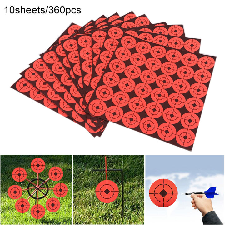 [Wondering] 360pcs Paper Targets 2.5cm Adhesive Shooting Targets ...