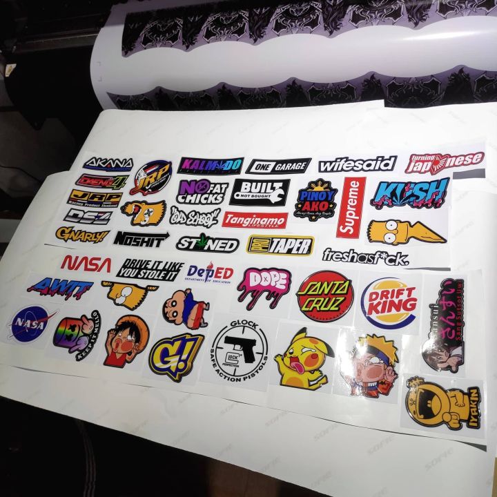 Assorted Printed Stickers | Lazada PH