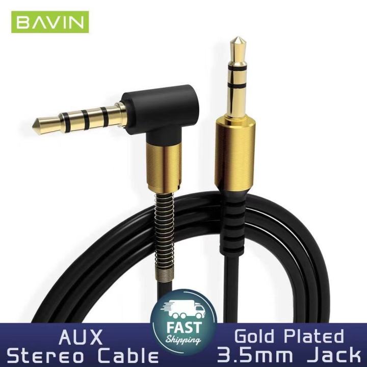 BAVIN AUX15 3.5mm Jack AUX Cable Cord Male to male Aux Audio Cable Jack ...