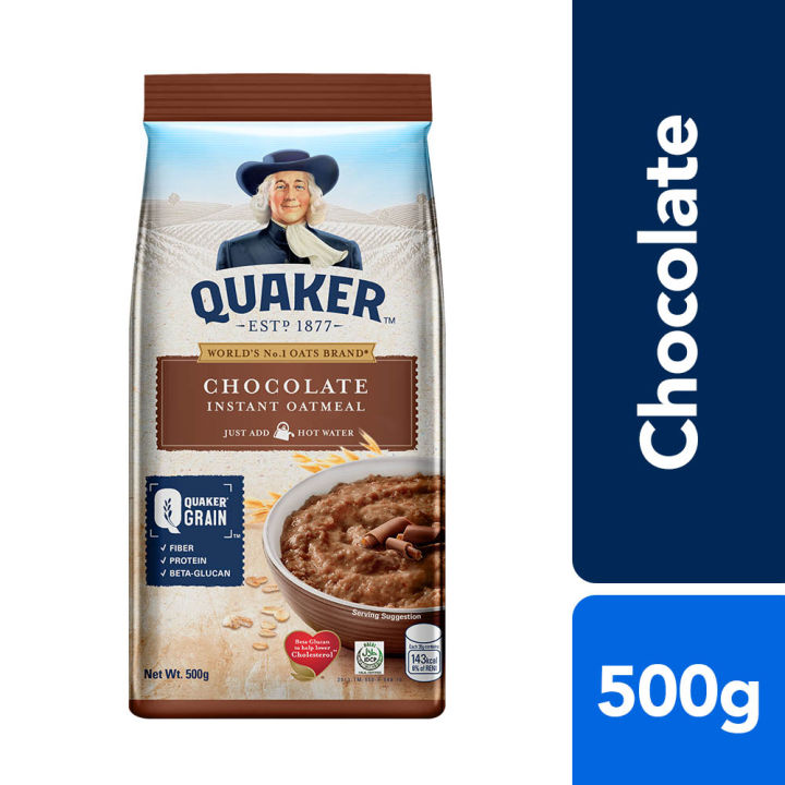 Quaker Flavored Oatmeal Chocolate 500g | Lazada PH