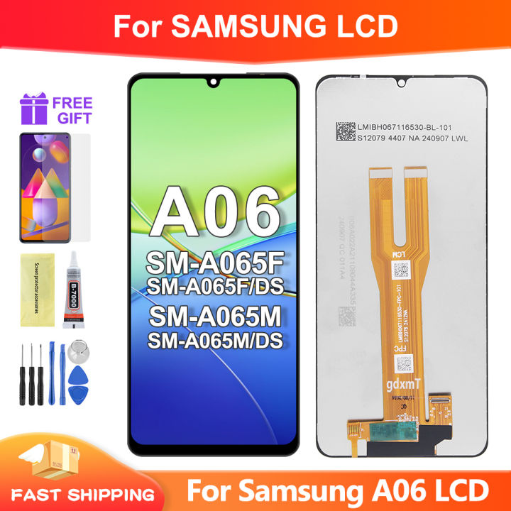 LCD Original For Samsung Galaxy A06 SM-A065F SM-A065M LCD Display with ...