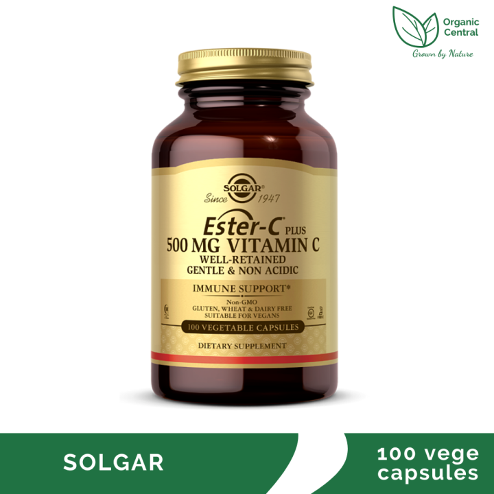 Solgar Ester-C Plus Vitamin C 500 mg Vegetable Capsules | Lazada PH