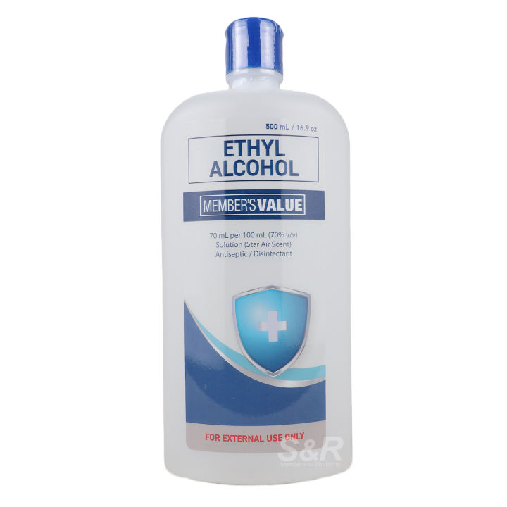 Member's Value 70% Ethyl Alcohol 500mL | Lazada PH