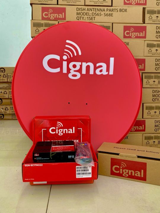 Cignal Box | with accessories (remote, power supply, HDMI, battery ...